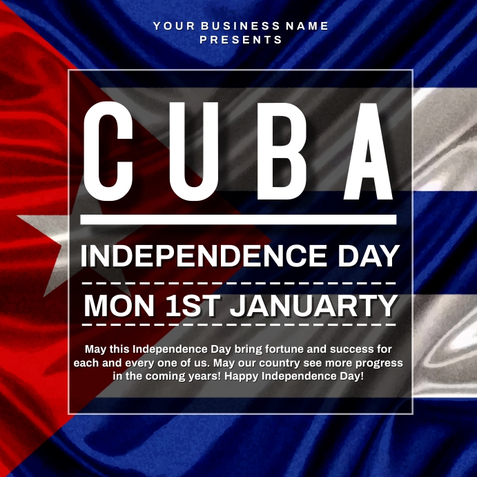 Cuba Template | PosterMyWall
