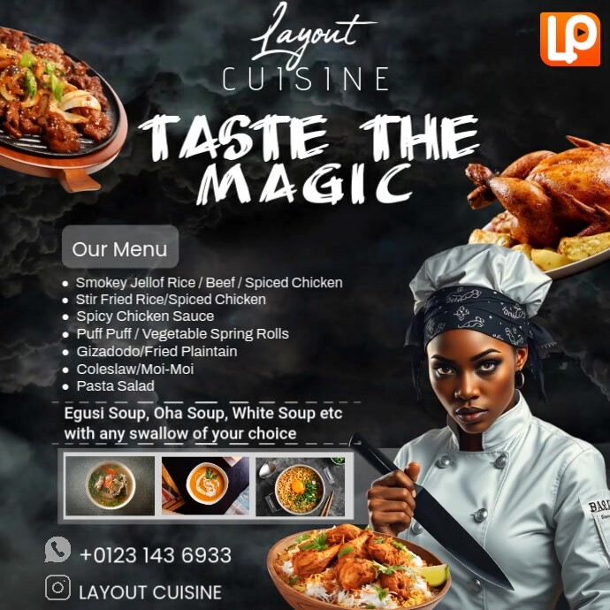 Cuisine New Menu Template | PosterMyWall