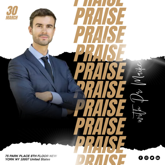 Cult design template | PosterMyWall