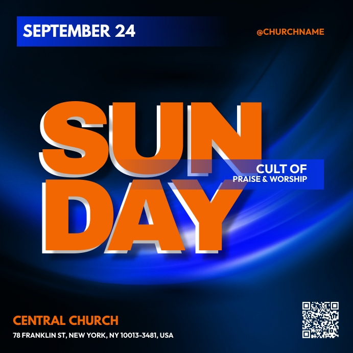 Copy of Cult of praise worship | PosterMyWall
