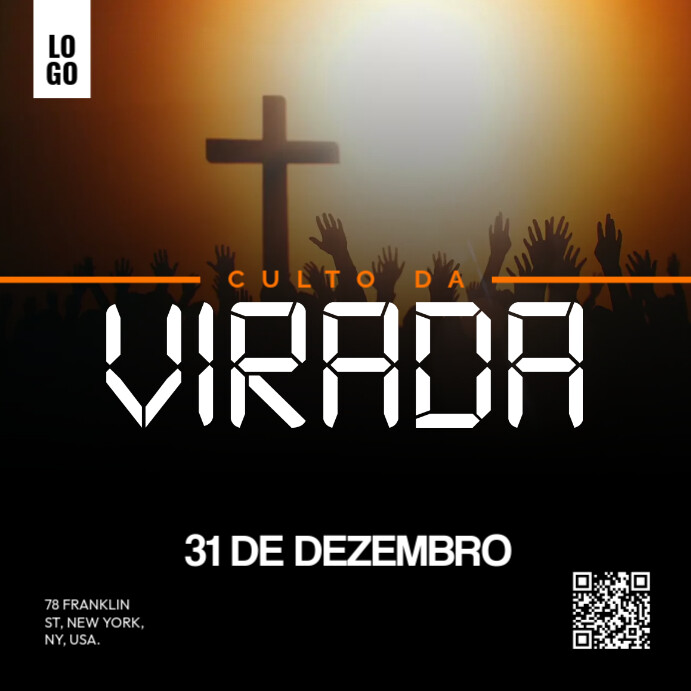 Culto da virada Template | PosterMyWall