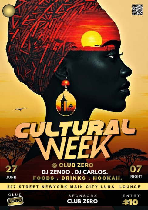 cultural day posters Template | PosterMyWall