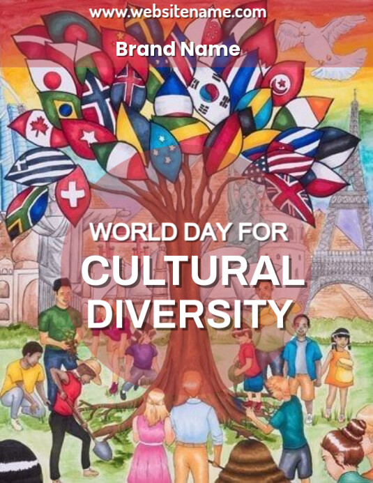Copy of Cultural Diversity Day Flyer (us Letter) | PosterMyWall