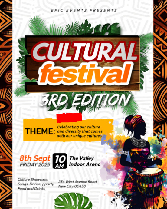 cultural festival celebration night culture party event invite social ...
