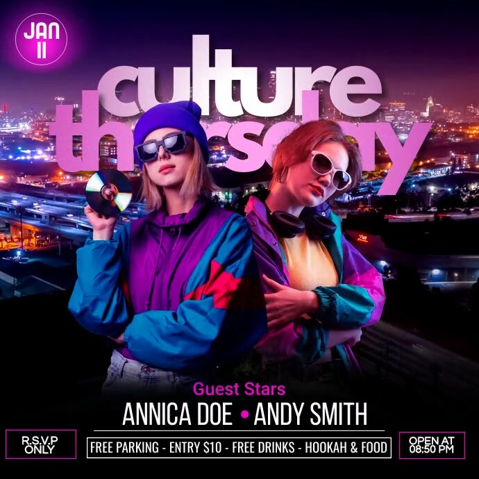 Culture Thursday Template | PosterMyWall