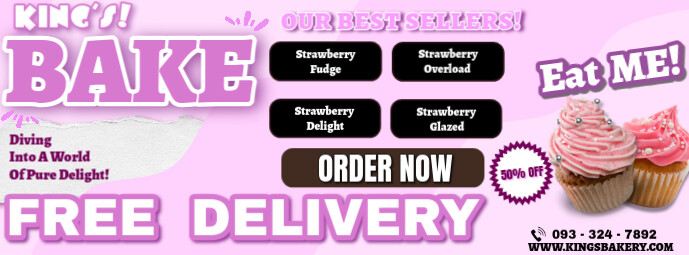 Cupcake ads / Available Flavors Template | PosterMyWall