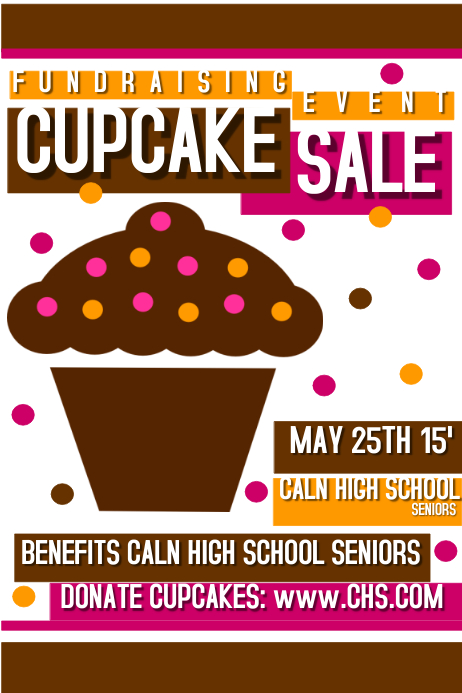 Cupcake Sale Templat | PosterMyWall