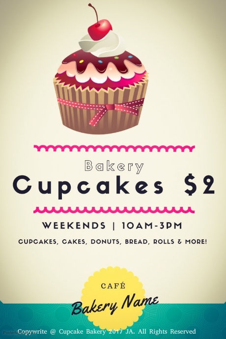 Copy of Cupcake Sale | PosterMyWall