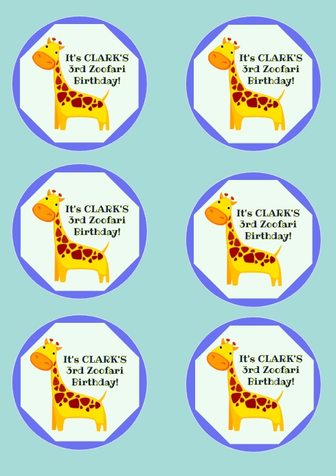 cupcake toppers Template | PosterMyWall