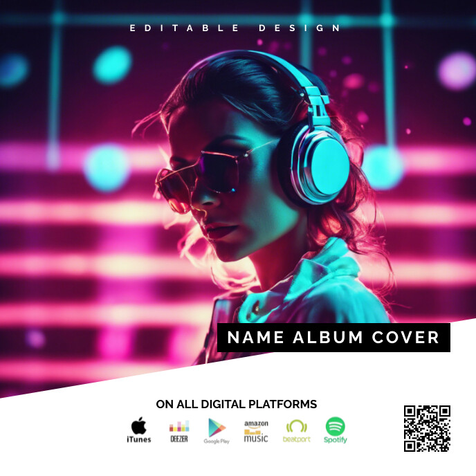 Plantilla de Custom album cover design | PosterMyWall