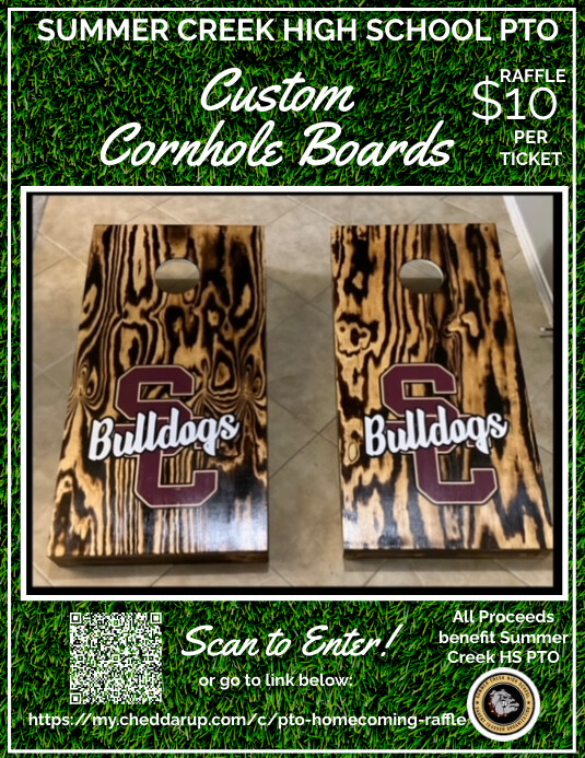 Custom Cornhole Boards Template | PosterMyWall