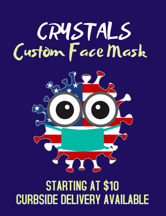custom face mask design cover covid sale Template | PosterMyWall
