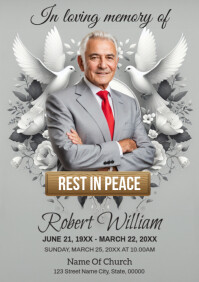 Funeral Flyer Template | PosterMyWall