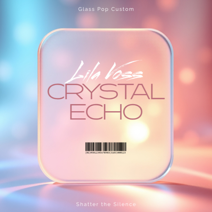 Custom glassmorphism pop album cover template | personalized frosted ...