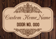 Custom Home name board Sign Template | PosterMyWall