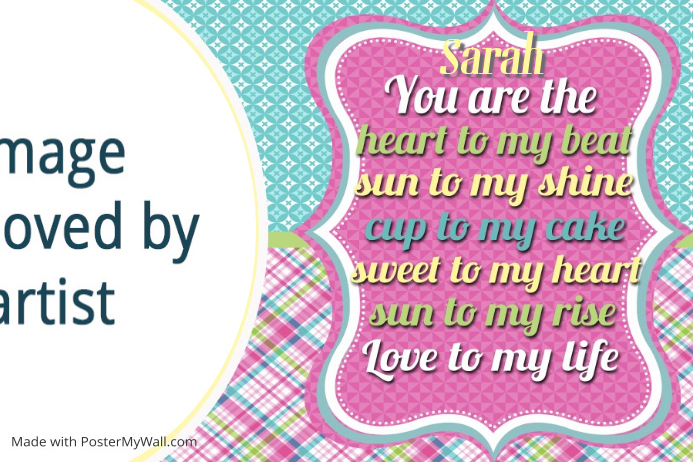 Copy of Custom Little Girl photo poem gift print poster family ...