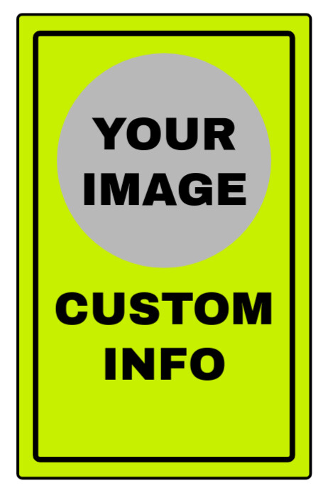 Custom Pedestrian Crossing Sign Poster Template เทมเพลต | PosterMyWall