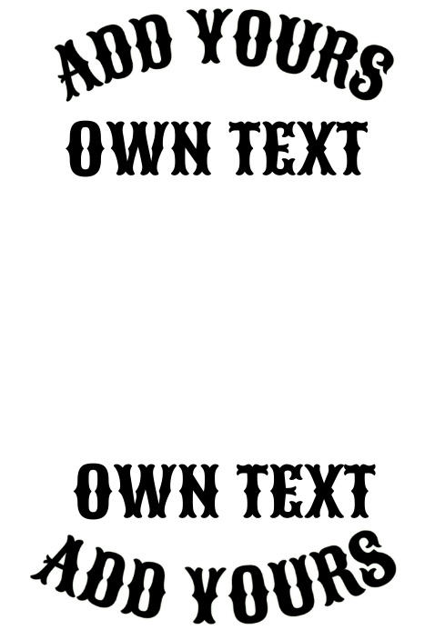 Custom Text tshirt template | PosterMyWall