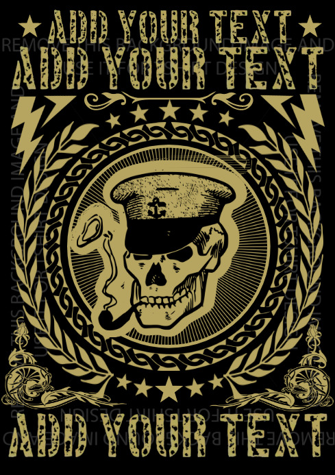 Custom Text tshirt template | PosterMyWall