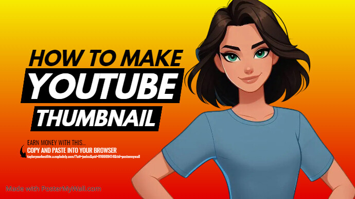 Custom Thumbnails Eye-catching Thumbnails Template | PosterMyWall