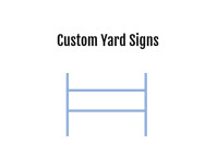 Blank Yard Signs Template | PosterMyWall