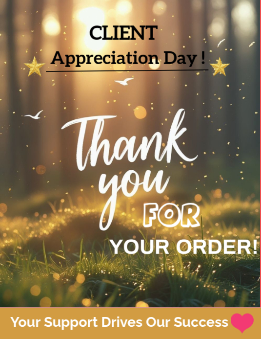Customer Appreciation Flyer, Customer Appreciation Poster, Customer ...