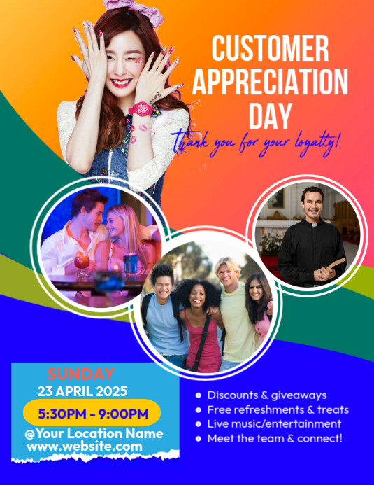 CUSTOMER APRECIATION DAY FLYER Template | PosterMyWall