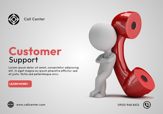 Customer care flyer Template | PosterMyWall