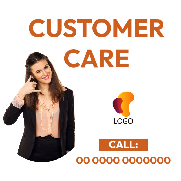 Customer care phone number Template | PosterMyWall