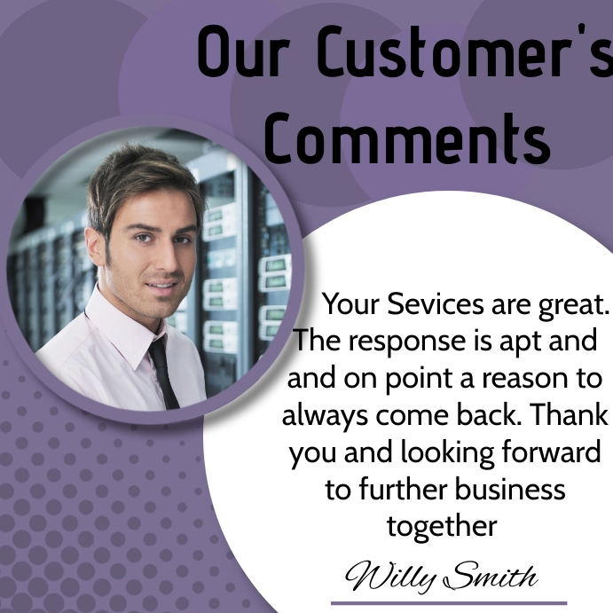 customer feedback Template | PosterMyWall
