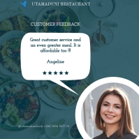 customer feedback restaurant Template | PosterMyWall
