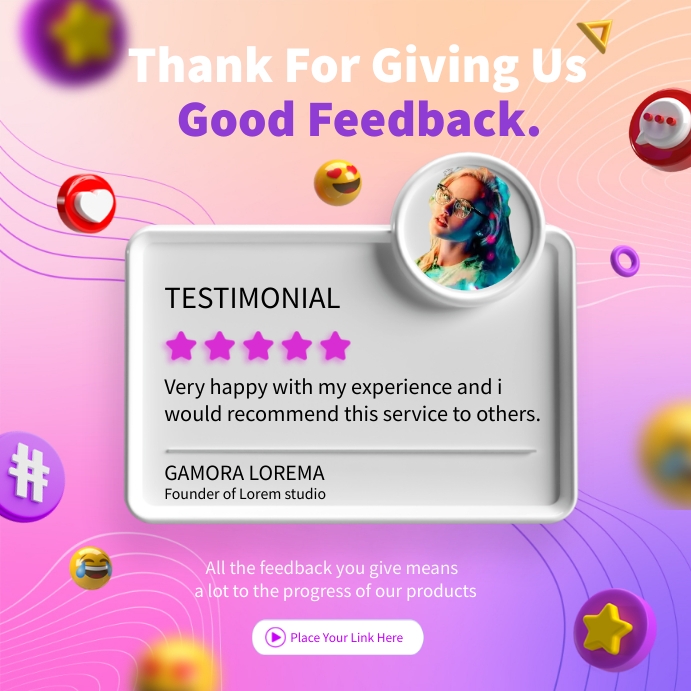 Customer Feedbacks Template | PosterMyWall