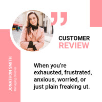 Customer Review Design template | PosterMyWall