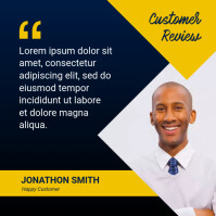 Customer Review Design Template | PosterMyWall