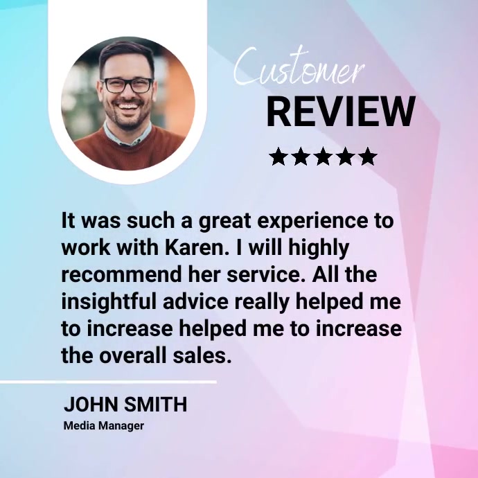 Customer Review Design Template | PosterMyWall