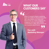 Gold Customer Review Template | PosterMyWall