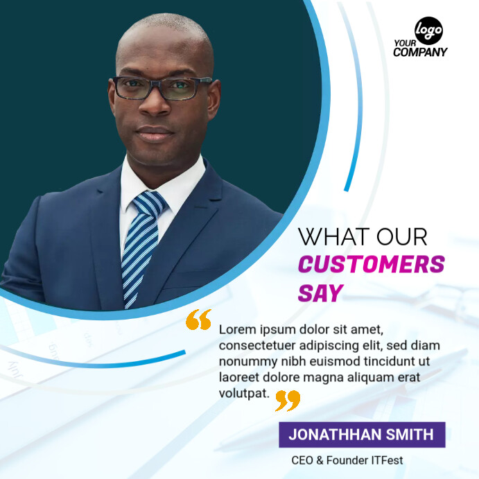 Customer Review Template | PosterMyWall