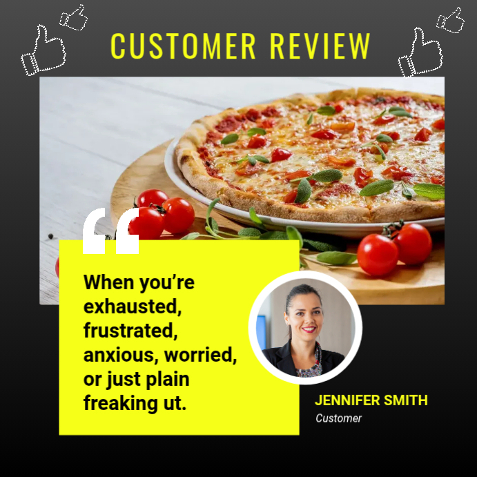 Copy of Customer Review template | PosterMyWall