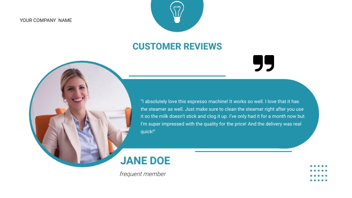 Customer reviews Template | PosterMyWall