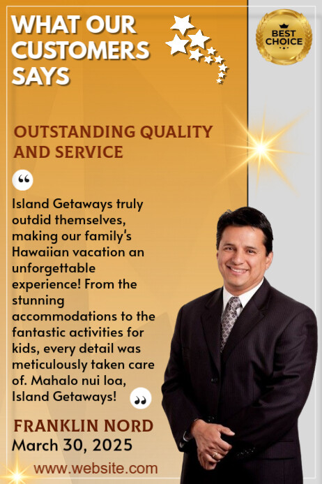 Copy of Customer review | PosterMyWall