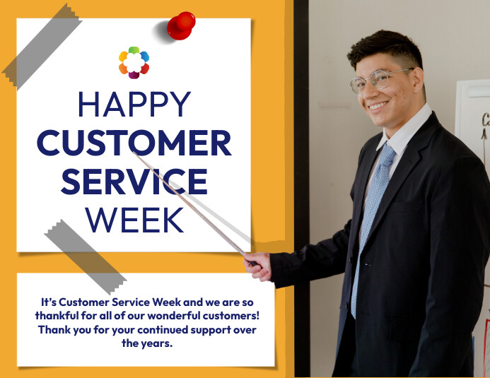 Customer Service Week 2023 Template | PosterMyWall