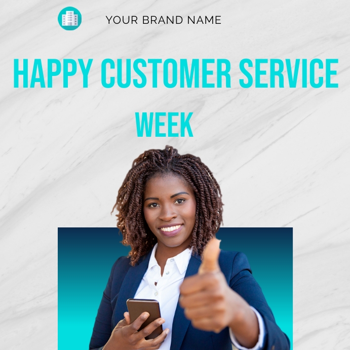 Customer Service week Template | PosterMyWall