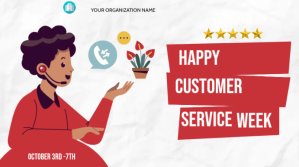 Customer Service Week Template | PosterMyWall