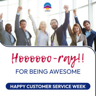 customer service week template | PosterMyWall