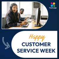 customer service week insta template | PosterMyWall