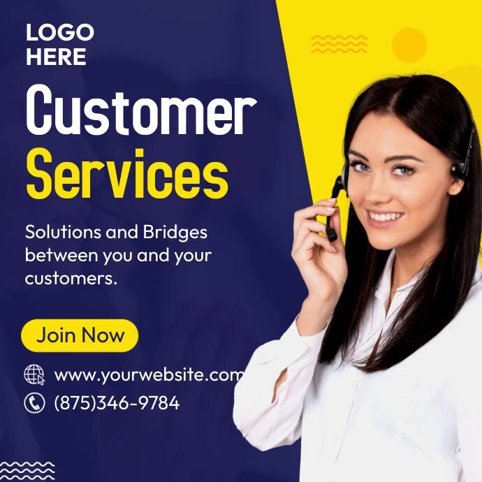 Customer Services Modelo | PosterMyWall