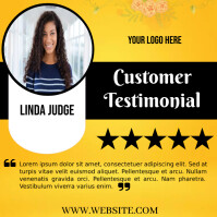 Customer testimonial design flyer Template | PosterMyWall
