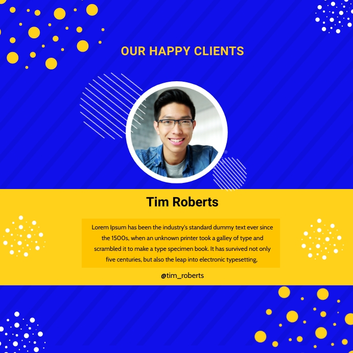 customer testimonial flyer Template | PosterMyWall