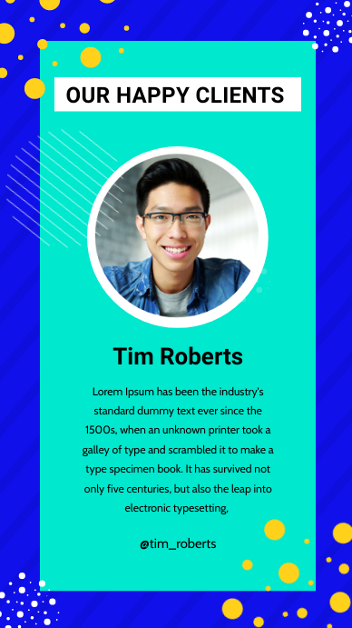 Copy of customer testimonial flyer | PosterMyWall