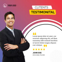 customer testimonials Template | PosterMyWall